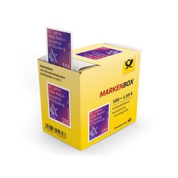 Markenbox "Radioteleskop Effelsberg", Briefmarke zu 1,55 &euro;, 100er-Box