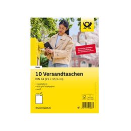 Deutsche Post Versandtasche, Format: DIN B4, ohne Fenster, 10 St&uuml;ck