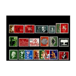 Bund, Briefmarken-Jahrgang 1958