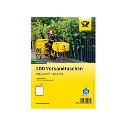 Deutsche Post Versandtasche, Format: DIN C4, ohne Fenster, 100 St&uuml;ck