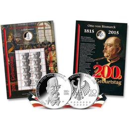 Numisblatt: "Otto von Bismarck"