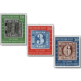 BRD, Sondermarken "100 Jahre deutsche Briefmarken"