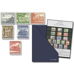 Briefmarken Set Deutsches Reich, Die Winterhilfswerk-Ausgaben von 1939 und 1940 "Historische Bauwerke"