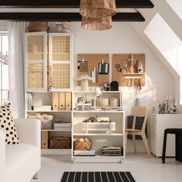 IKEA BILLY / H&Ouml;GADAL B&uuml;cherregalkombination + Klapptisch