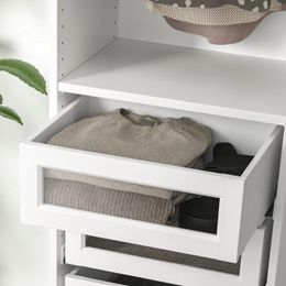IKEA KOMPLEMENT Schublade mit Glasfrontrahmen