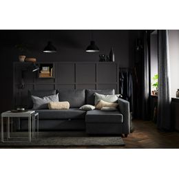 IKEA FRIHETEN Eckbettsofa mit Bettkasten