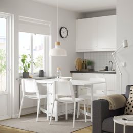 IKEA NORDEN / TEODORES Tisch und 4 St&uuml;hle