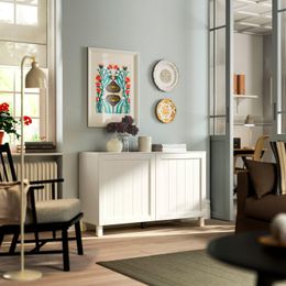 IKEA BEST&Aring; Aufbewahrung mit T&uuml;ren