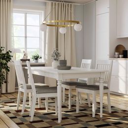 IKEA ROSENTORP / N&Auml;SINGE Tisch und 4 St&uuml;hle