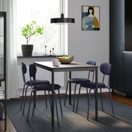 IKEA SANDSBERG Tisch und 4 St&uuml;hle