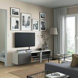 IKEA BEST&Aring; TV-Bank mit T&uuml;ren