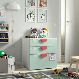 IKEA SM&Aring;STAD / PLATSA Kommode mit 3 Schubladen