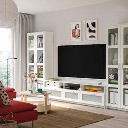 IKEA BRIMNES TV-Komb. mit Vitrinent&uuml;ren