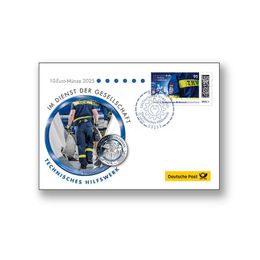 Numisbrief "Technisches Hilfswerk"