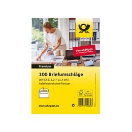 Deutsche Post Briefumschl&auml;ge, Format: DIN C6, ohne Fenster, 100 St&uuml;ck