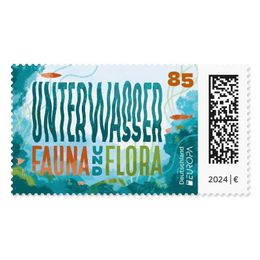 Unterwasser Fauna und Flora, Briefmarke zu 0,85 &euro;, 10er-Bogen