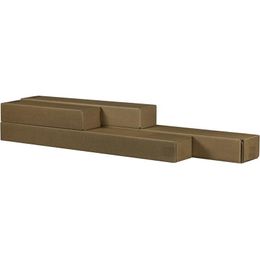 Versandh&uuml;lse Teleskop, 1050 x 112 x 112 mm, braun, 10 St&uuml;ck