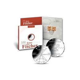 Numisfolder M&uuml;nze & Marke: "100. Geburtstag Ernst Otto Fischer"