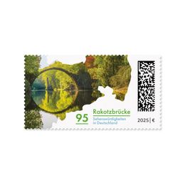Rakotzbr&uuml;cke, Briefmarke zu 0,95 &euro;, 10er-Bogen