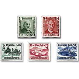 Briefmarken Set Deutsches Reich "Der Start in das automobile Zeitalter"