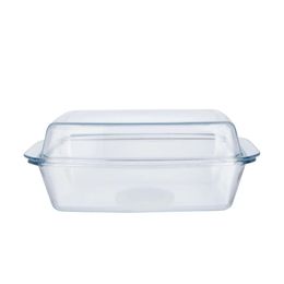 KHG Auflaufform mit Deckel 3 0 l transparent/klar Glas Ma&szlig;e (cm): B: 21 H: 13,3 &raquo; M&ouml;bel Kraft