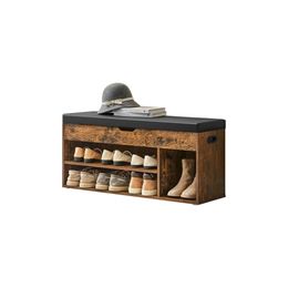 M&ouml;bel Kraft Schuhregal braun Ma&szlig;e (cm): B: 100 H: 44 &raquo; M&ouml;bel Kraft