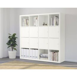 IKEA KALLAX Regal mit 8 Eins&auml;tzen
