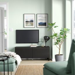 IKEA BEST&Aring; TV-Bank mit T&uuml;ren