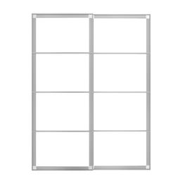 IKEA PAX Rahmen f Schiebet&uuml;rpaar mit Schiene