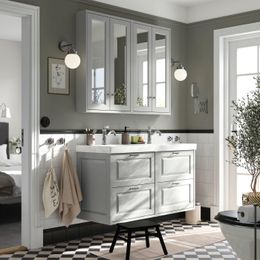 IKEA T&Auml;NNFORSEN / ORRSJ&Ouml;N Waschbeckschr/Waschbeck/Mibatterien