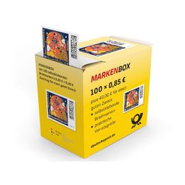 Markenbox "Grimms M&auml;rchen - Rumpelstilzchen", Briefmarke zu 0,85 + 0,40 &euro;, 100er-Box
