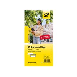 Deutsche Post Briefumschl&auml;ge, Format: DIN lang, mit Fenster, 50 St&uuml;ck