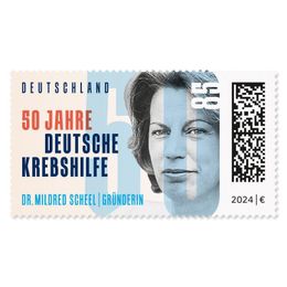 50 Jahre Deutsche Krebshilfe, Briefmarke zu 0,85 &euro;, 10er-Bogen