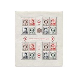 Monaco, Rarit&auml;t,"Rotes Kreuz", Block