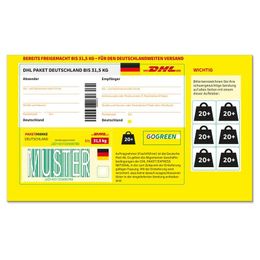 DHL Paketmarke Deutschland bis 31,5 kg, einzeln
