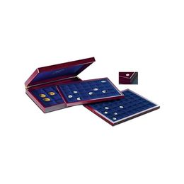 M&uuml;nzenkassette "exklusiv" aus Holz mit 3 Tableaus TM