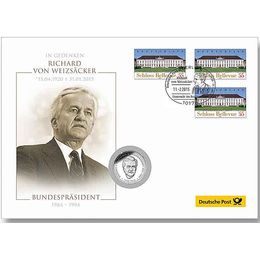 Medaillenbrief: "Richard von Weizs&auml;cker"