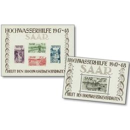 Saarland, "Hochwasserhilfe", Blockausgabe