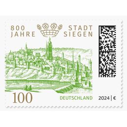 800 Jahre Stadt Siegen, Briefmarke zu 1,00 &euro;, 10er-Bogen