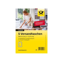 Deutsche Post Versandtasche, Format: DIN C5, ohne Fenster, 5 St&uuml;ck