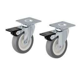 IKEA RILL Rollen, drehbar mit Bremse
