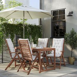 IKEA N&Auml;MMAR&Ouml; Tisch+4 Hochlehner/au&szlig;en