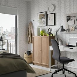 IKEA BILLY / OXBERG B&uuml;cherregal mit T&uuml;ren