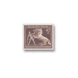 Briefmarke Deutsches Reich "Galopprennen und das Braune Band von Deutschland", 1939