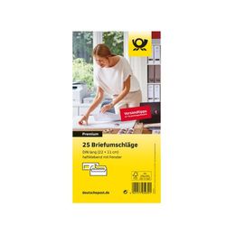 Deutsche Post Briefumschl&auml;ge, Format: DIN lang, mit Fenster, 25 St&uuml;ck