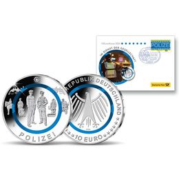 Numisbrief "Polizisten des Bundes und der L&auml;nder"