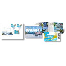 Philatelie-Brief zur Gemeinschaftsmarke "Deutschland - Kroatien, gemeinsamer Fluss: Donau"