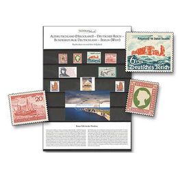 Rarit&auml;ten-Steckkarte, "Briefmarken von und &uuml;ber Helgoland"