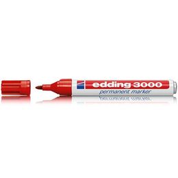 Edding Permanentmarker 3000, rot