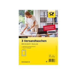Deutsche Post Versandtasche, Format: DIN C4, ohne Fenster, 3 St&uuml;ck